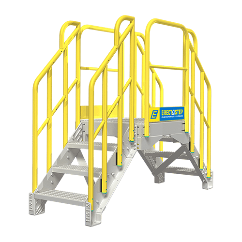 Erecta Step | ErectaStep® Crossover Stairways, Platforms & Ladders