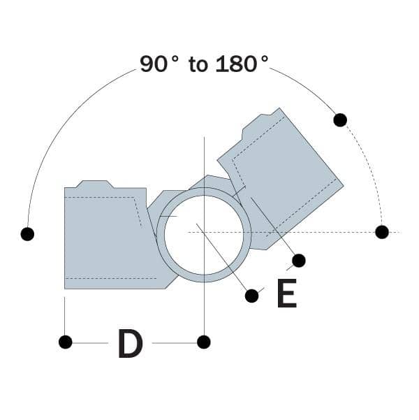 Type 19 - Adjustable Side Outlet Tee